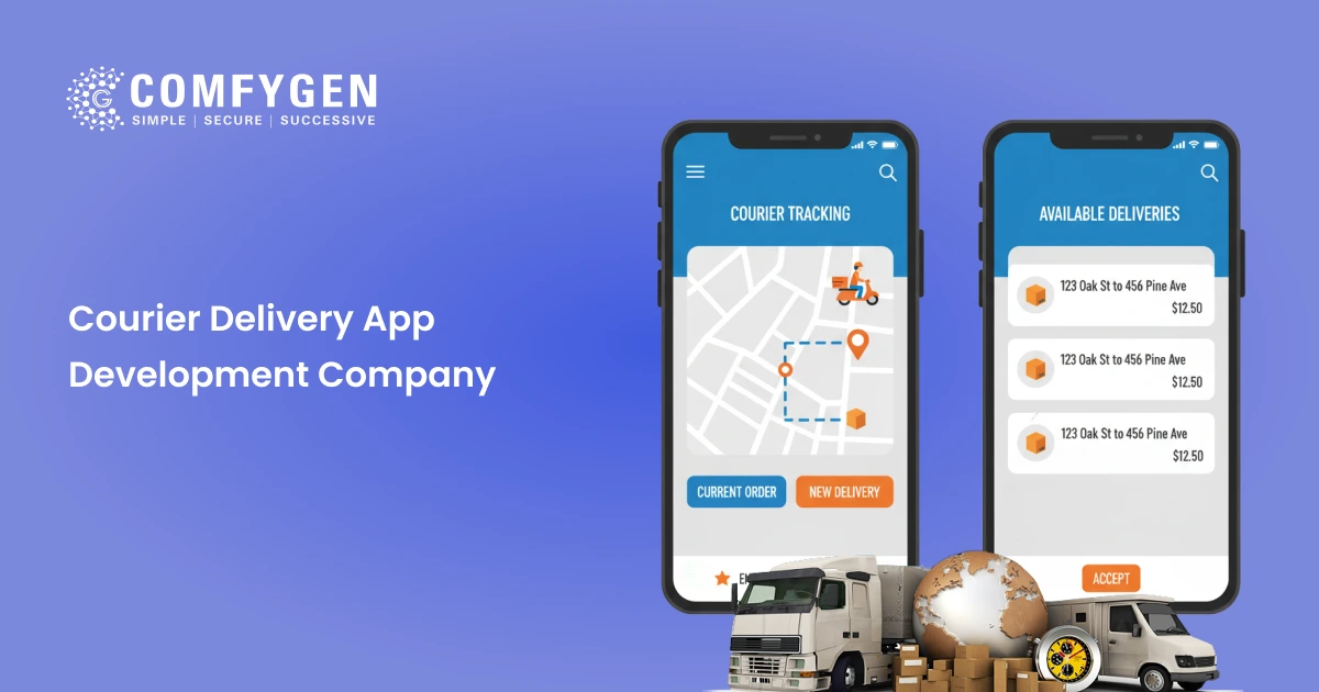 Best Courier Delivery App Development Company | Comfygen